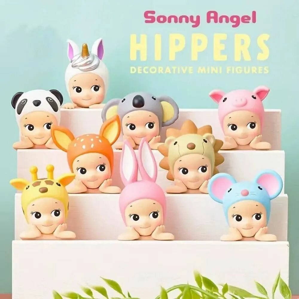 Фигурки Sonny Angel Hippers из серии Сонни Энджел Хипперс , модная игрушка, модель куклы, машинка, украшение для рабочего стола
