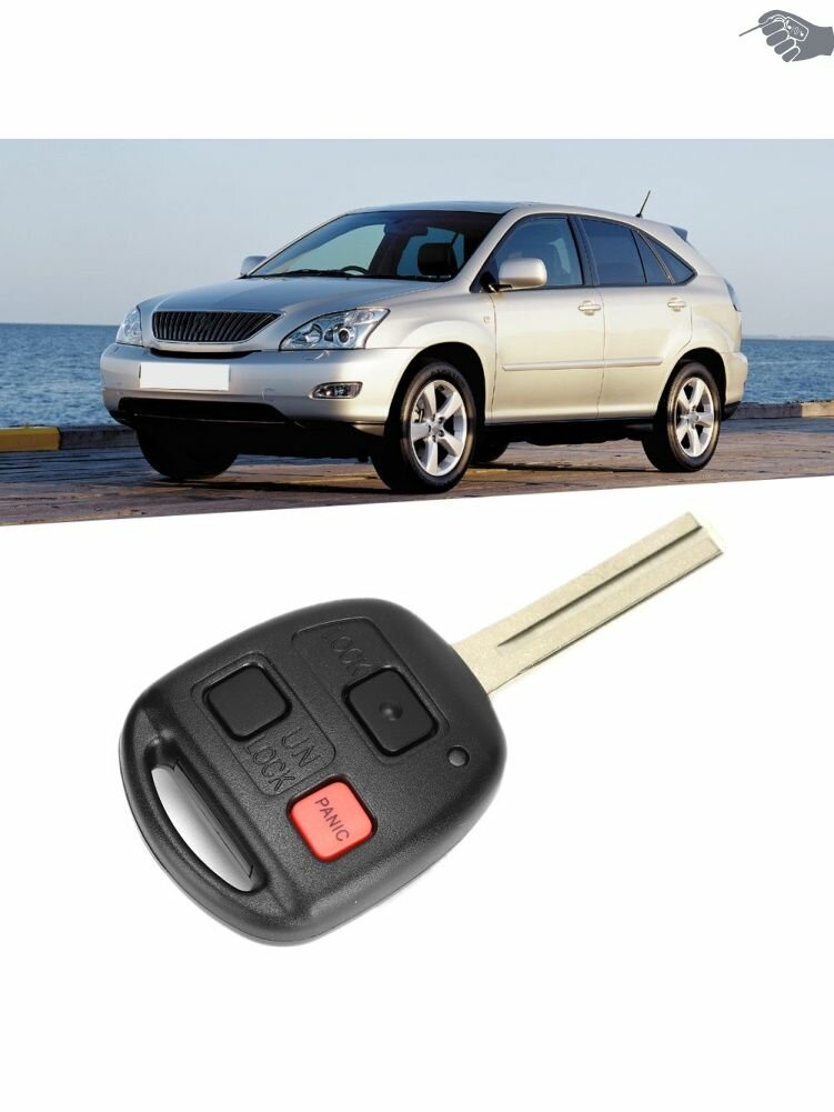 312 МГц 3 кнопочный пульт дистанционного управления ключом N14TMTX - 1 с керамическим чипом 4C для Lexus RX300 99 - 03