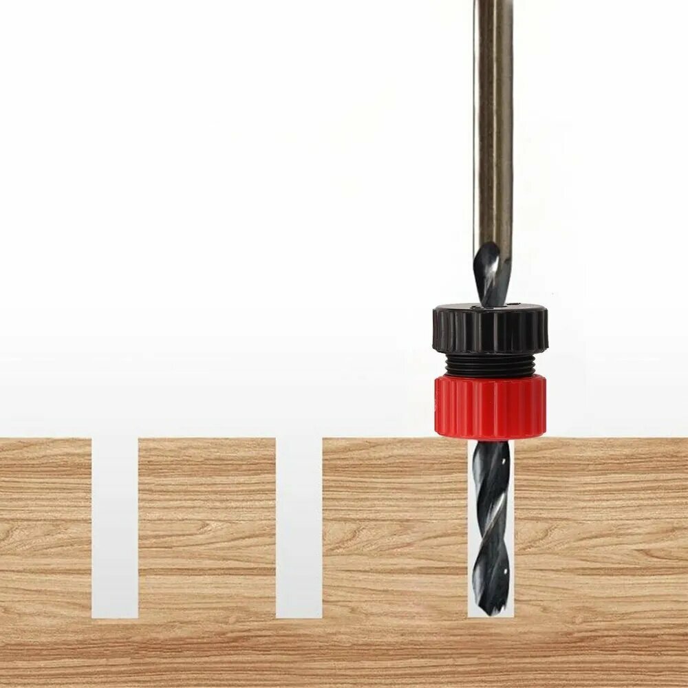 3шт Регулируемый Ограничитель Глубины Сверла 3-13 мм Стопорный Хомут Сверла для Столярных Работ