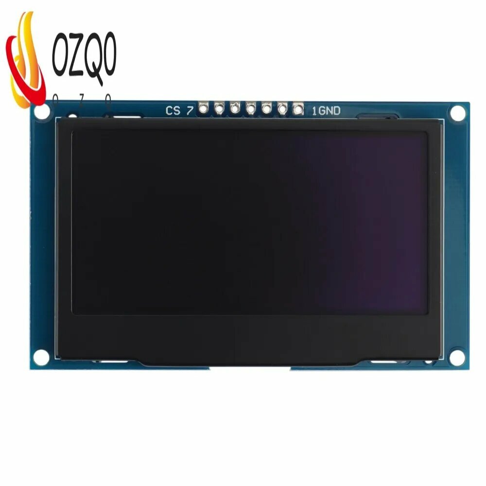 V1(M G W O)-2,42-дюймовый 12864 128X64 OLED-дисплей Модуль IIC I2C SPI Серийный ЖК-экран совместим с C51 STM32 SSD1309 (белый шрифт)