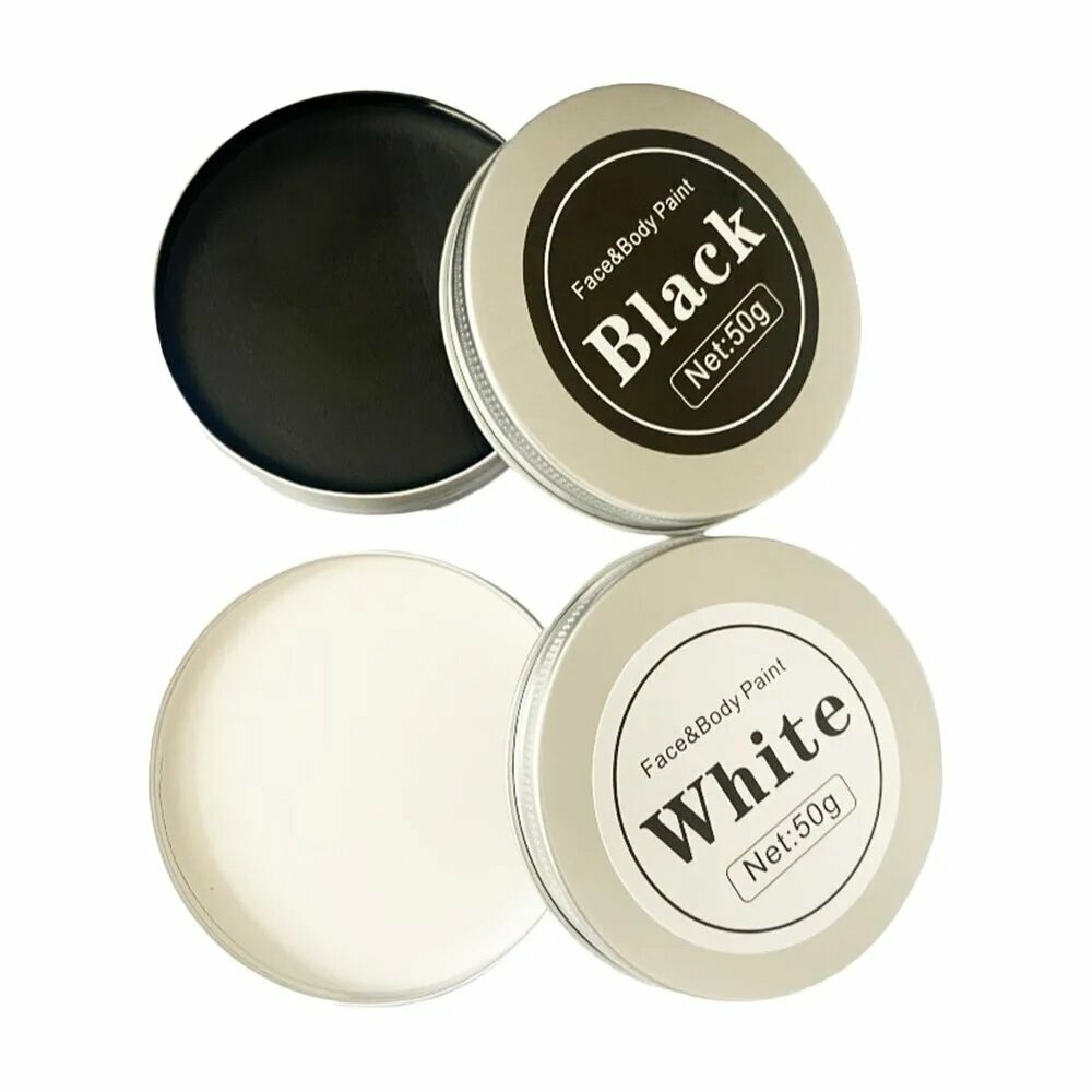Детский грим на масляной основе для Хэллоуина и Рождества: белый, черный, красный - спецэффекты для маскарада и косплея
