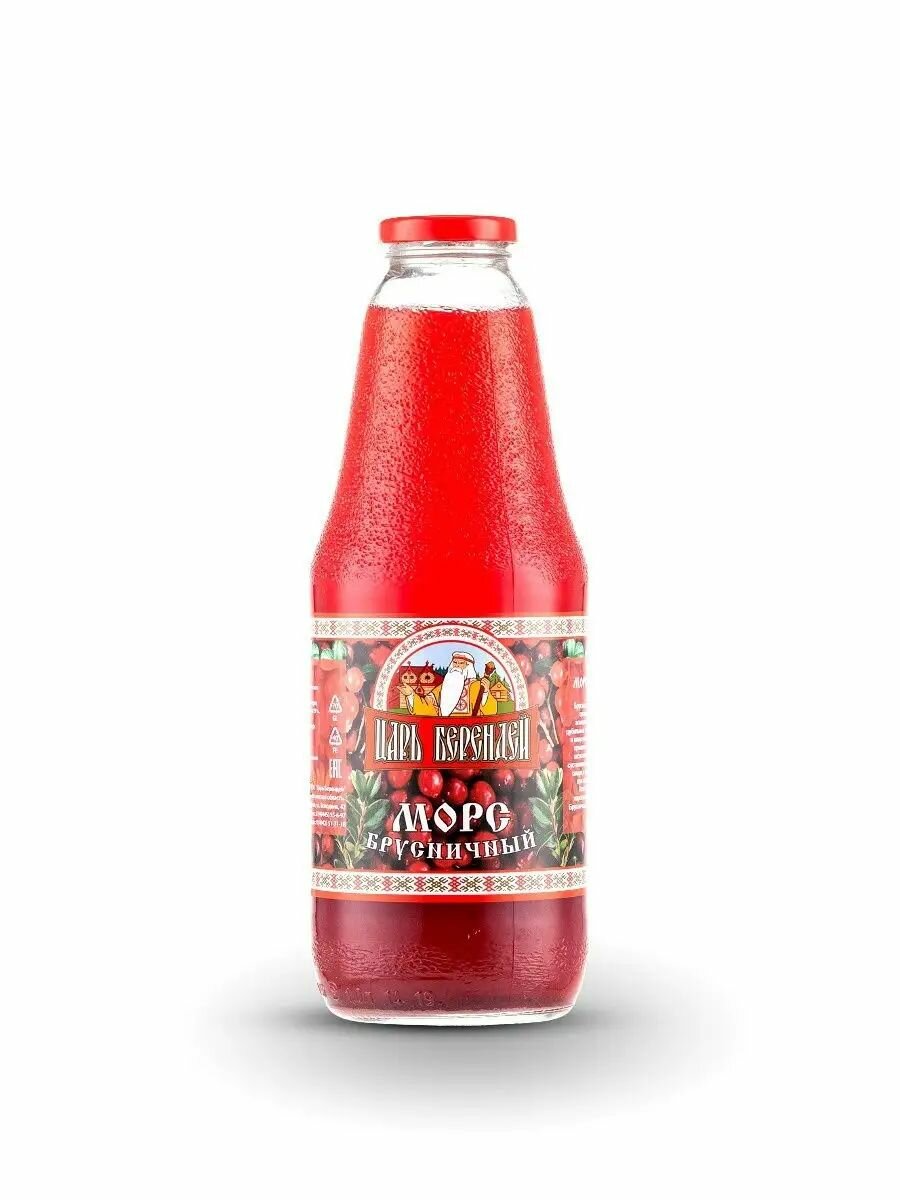 Морс Брусничный "Царь Берендей" 1,0л, стекло
