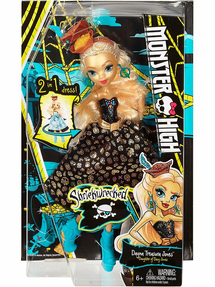 Кукла Monster High Дана Трежур Джонс Пиратская авантюра Монстер Хай Dayna Treasura Jones