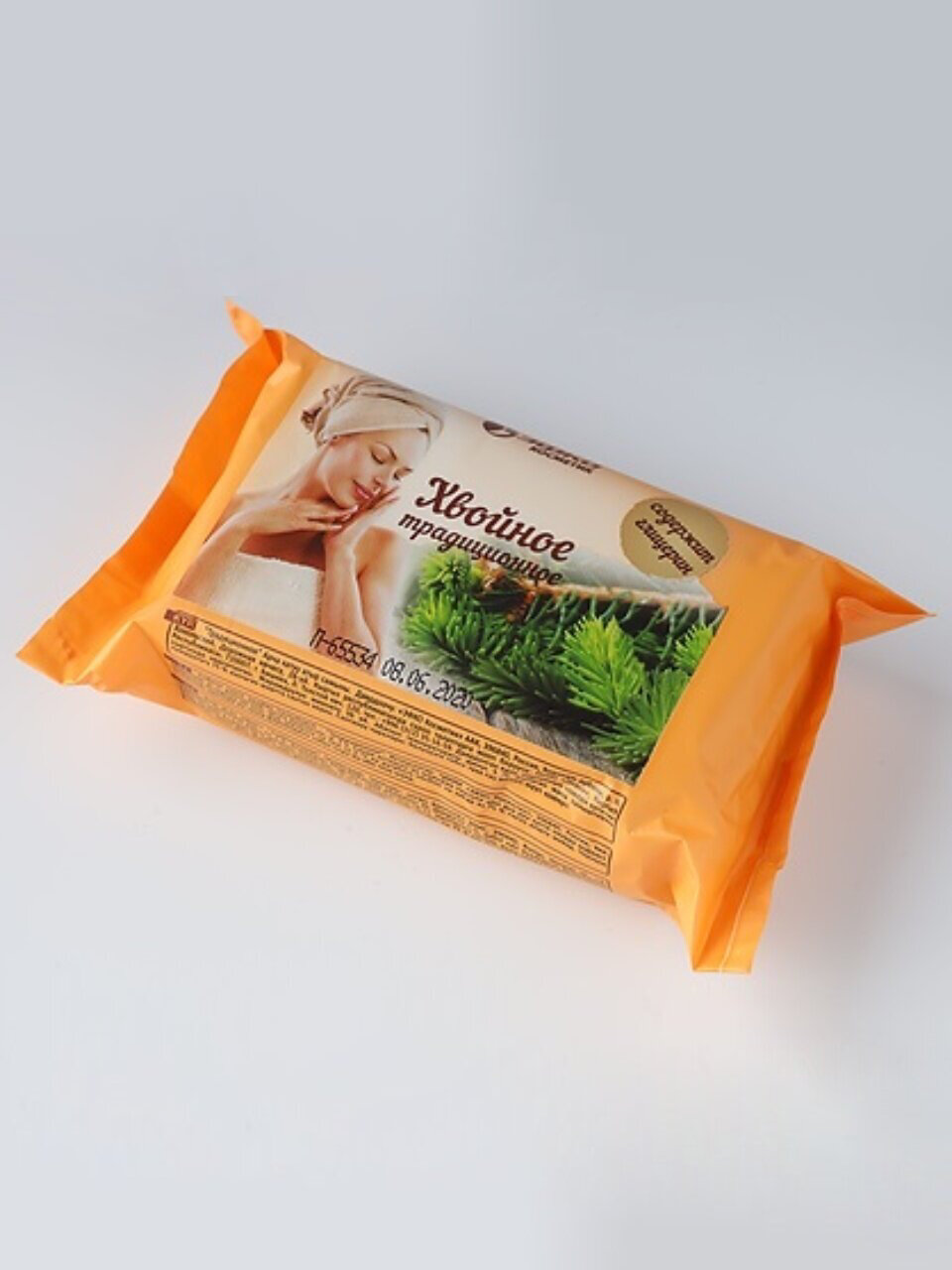 Мыло Эфко Традиционное Хвойное 190 г, уход за кожей, натуральный аромат, Россия