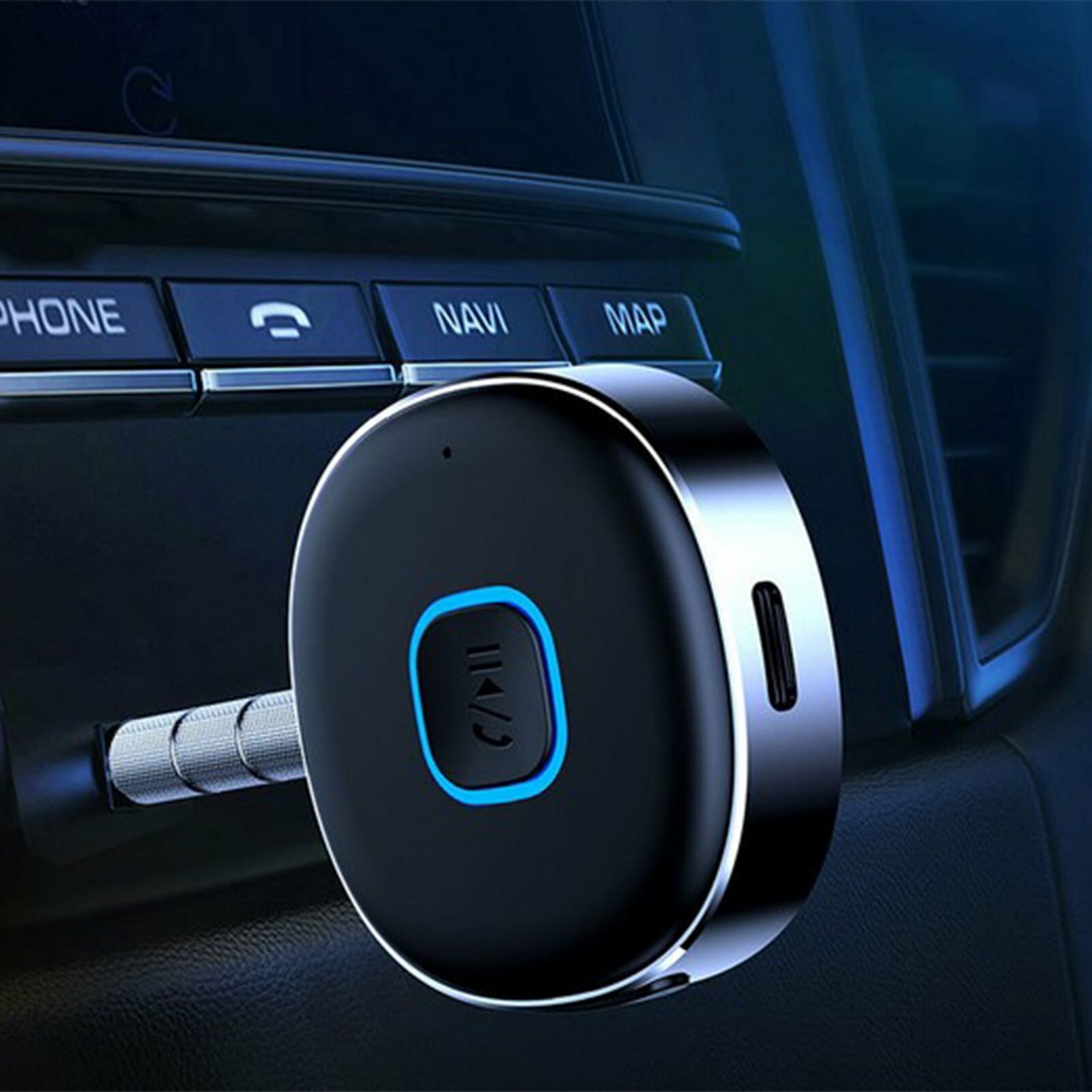 Новый гарнитурный приемник AUX автомобильный J33 аудиоприемник преобразователь 5.0 Черный