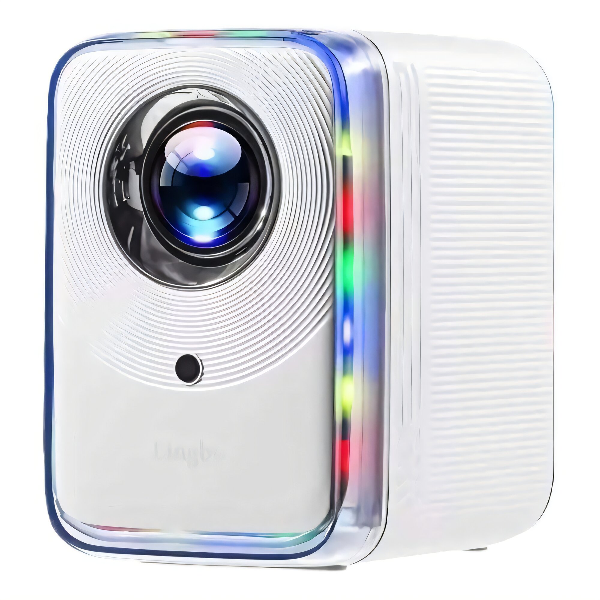 Проектор Lingbo M1 PRO белый, EU, Full HD, 300 люмен, поддержка Wi-Fi и Bluetooth, компактный.
