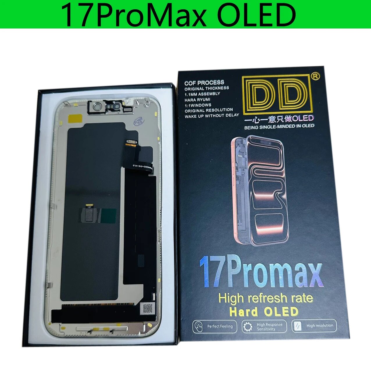 Мягкая OLED ЖК-панель Pantalla, замена для iPhone 13Pro 14Pro 15Pro 16Pro 17Pro Max, дигитайзер сенсорного экрана 17promax hard OLED
