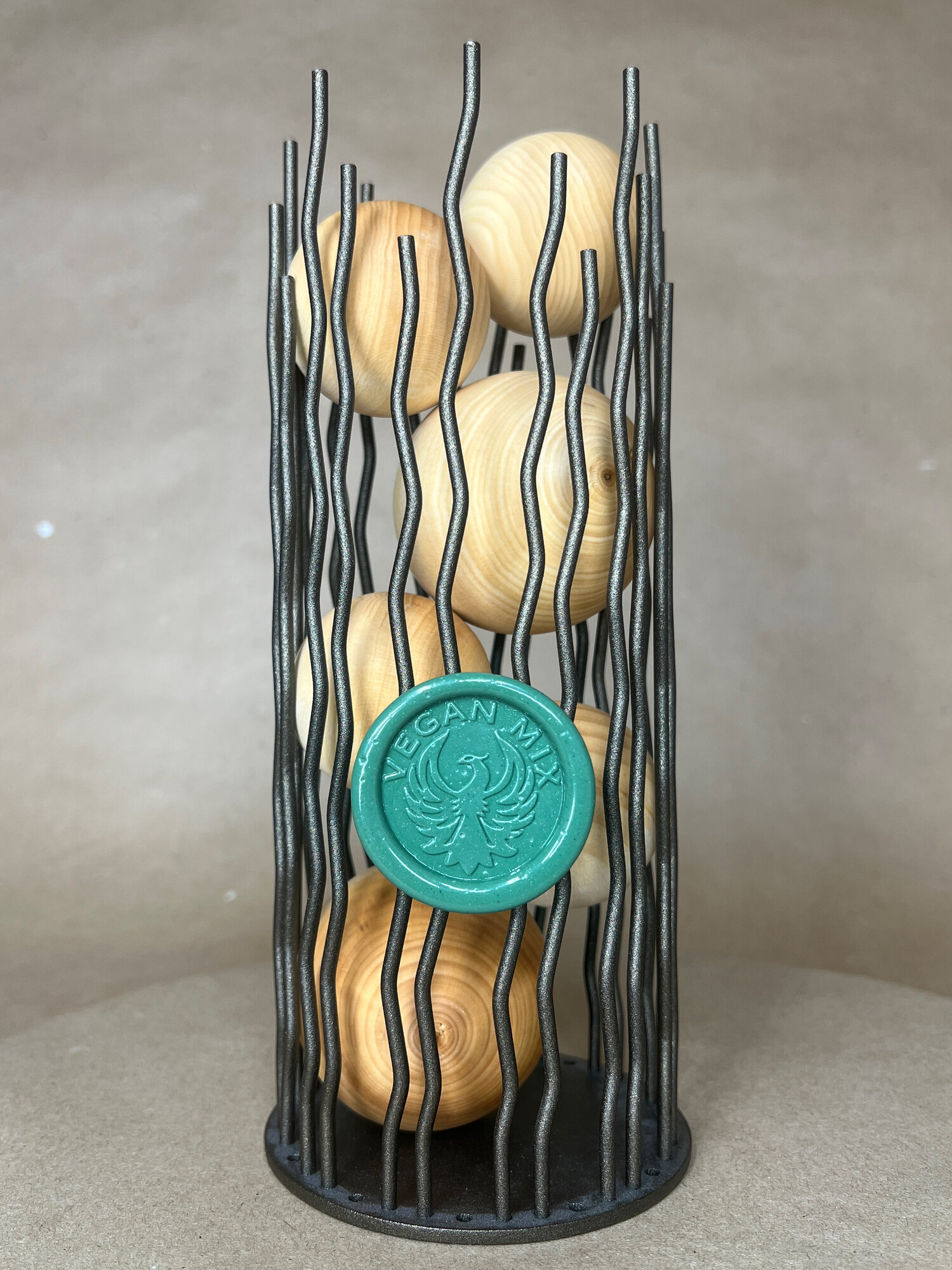 Интерьерная арома композиция Vegan Mix aroma №5 с ароматом черного тмина и бергамота 235 мл (135 мл пропитка шаров + 100 мл)