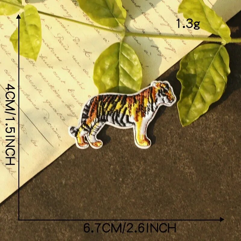 Нашивки FZdiy с головой тигра и леопарда 12-4689