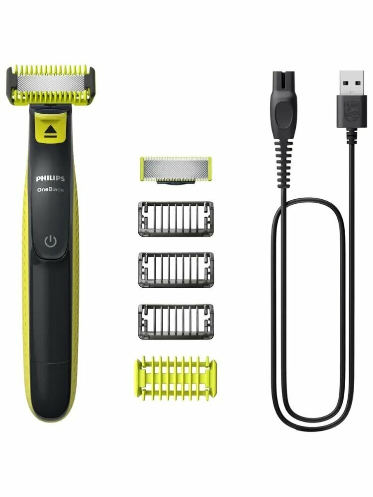 Philips Электробритва QP2824/10, темно-серый, светло-желтый