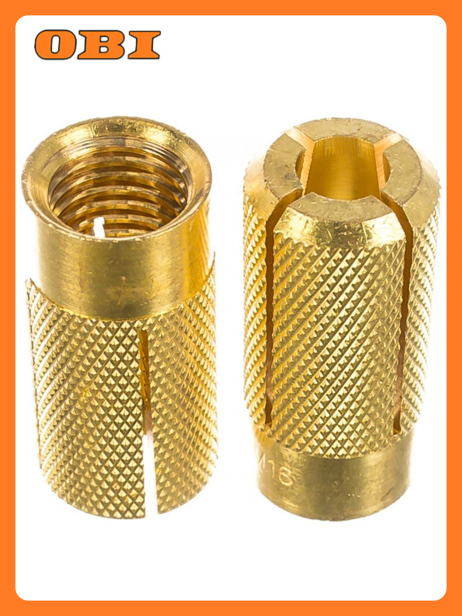 Анкеры SORMAT MSA, латунные, для бетона, полнотелого кирпича, природного камня, 2 шт