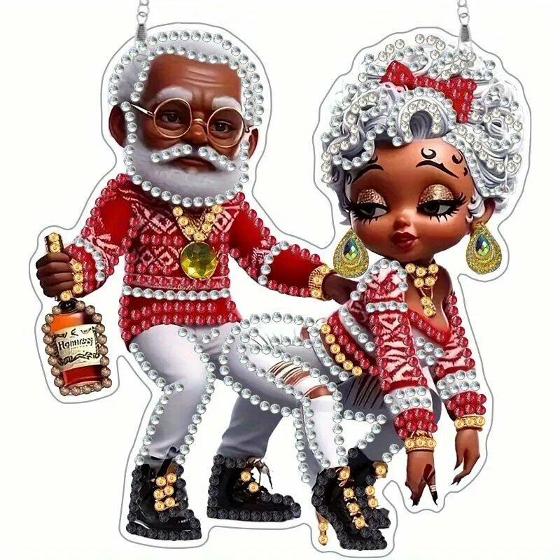 Подвеска с алмазной росписью, односторонний бриллиант, подвеска с алмазной мозаикой, украшение для дома, подарок