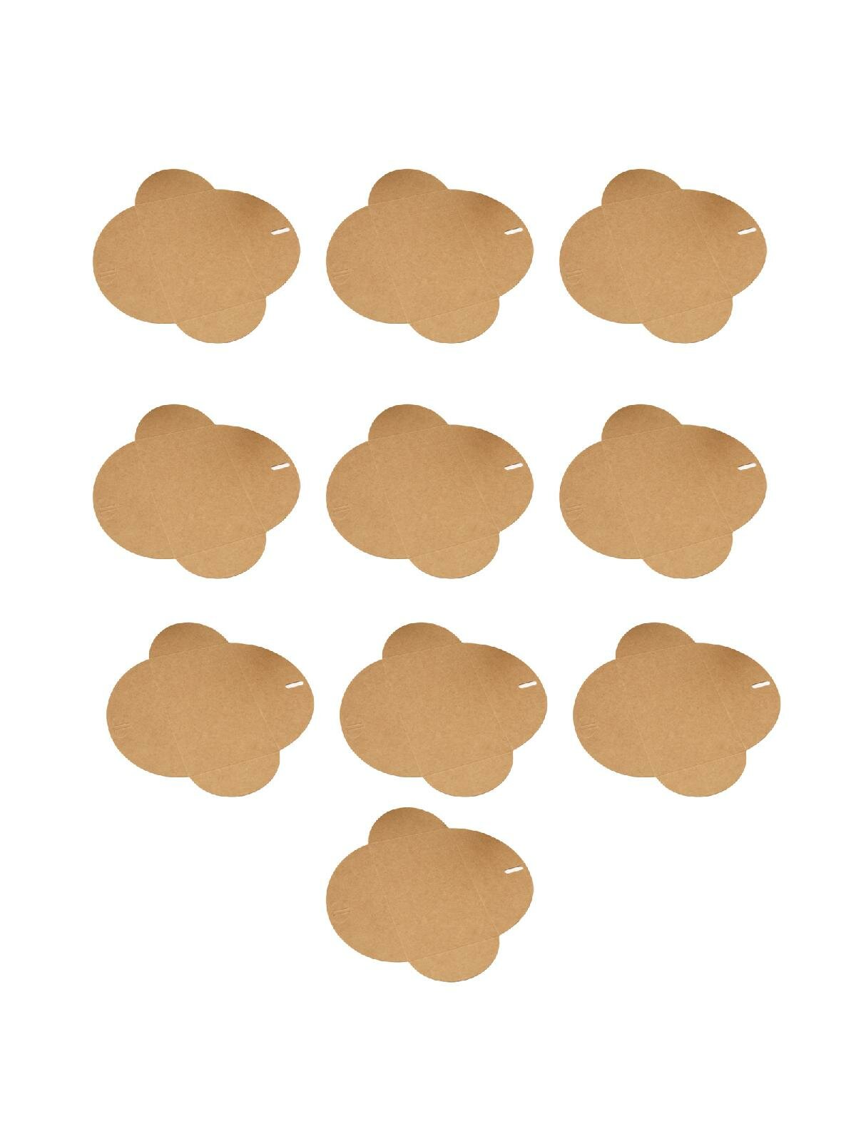 10/50шт Конверты из крафт-бумаги с защелками Карманные органайзеры для документов