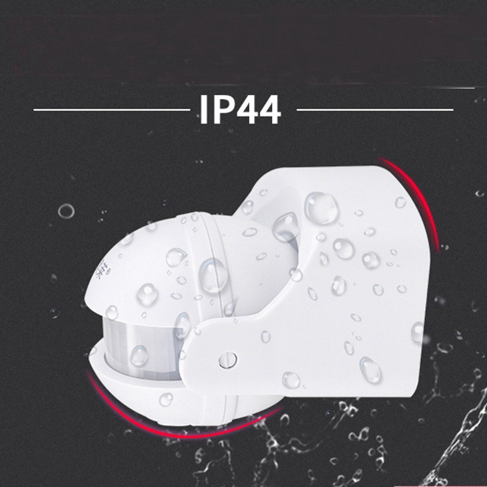 (H R C F) Инфракрасный датчик движения PIR AC110V-220V Регулируемый переключатель детектора совместим с внутренних и наружных различных сценариев