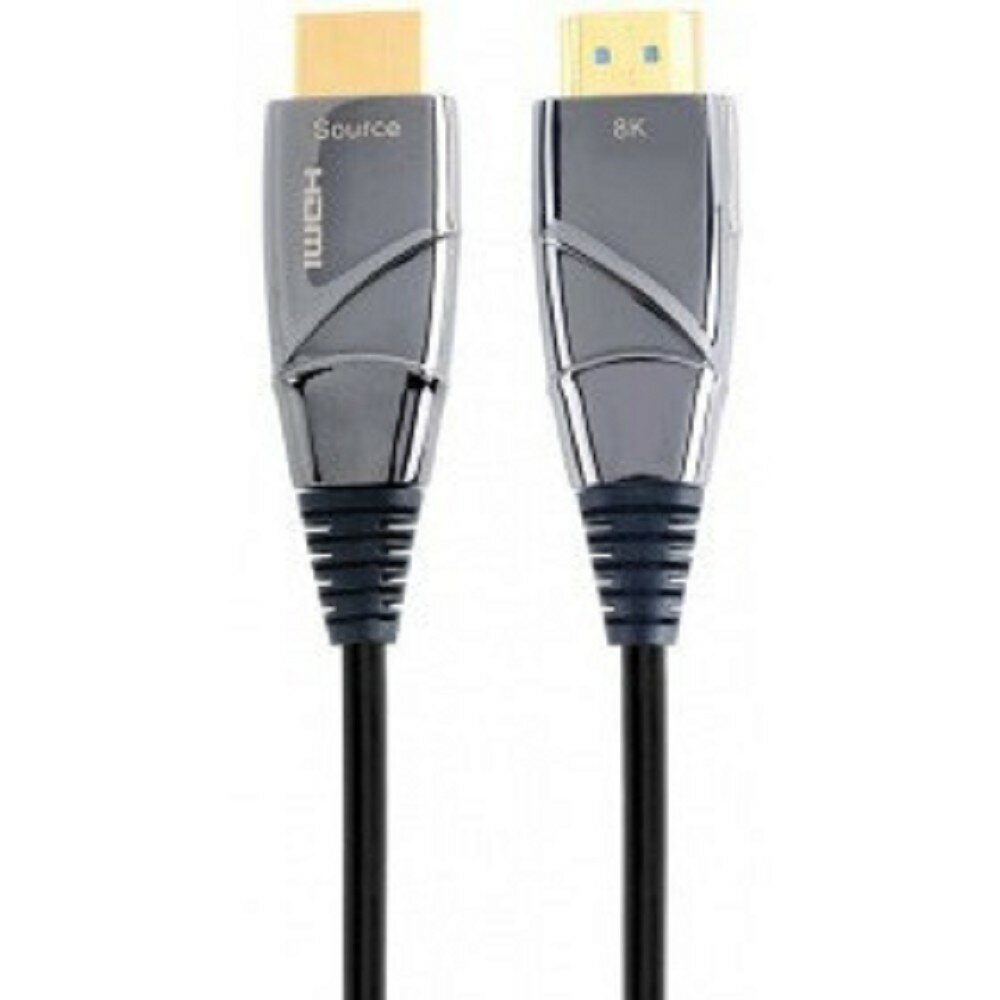 Vcom кабели D3743-30M Активный оптический кабель HDMI 19M M, ver. 2.1, 8K@60 Hz 30m