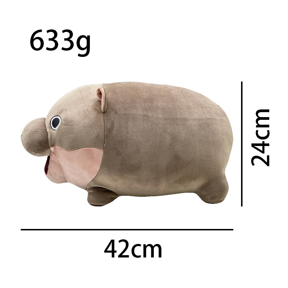 Трансграничный moo deng hippo plush Таиланд Koqiu маленький карлик бегемот подпрыгивает чучел свиньи куклы Большой гном