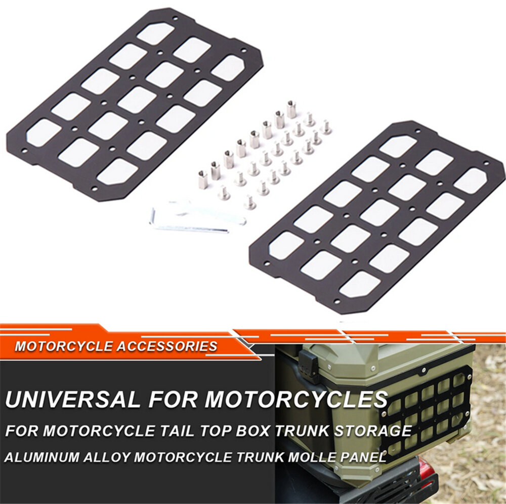 Универсальный Для Хранения Багажника Мотоцикла Тактический Боковой Ящик-Органайзер Molle Panel
