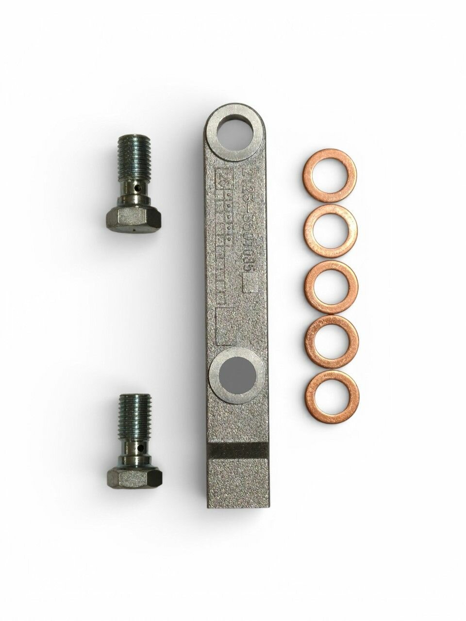 Соединитель передних тормозных цилиндров с медными шайбами и болтами . ВАЗ 21213/21214/21214 Urban/2131 Urban/2123 Chevrolet Niva.