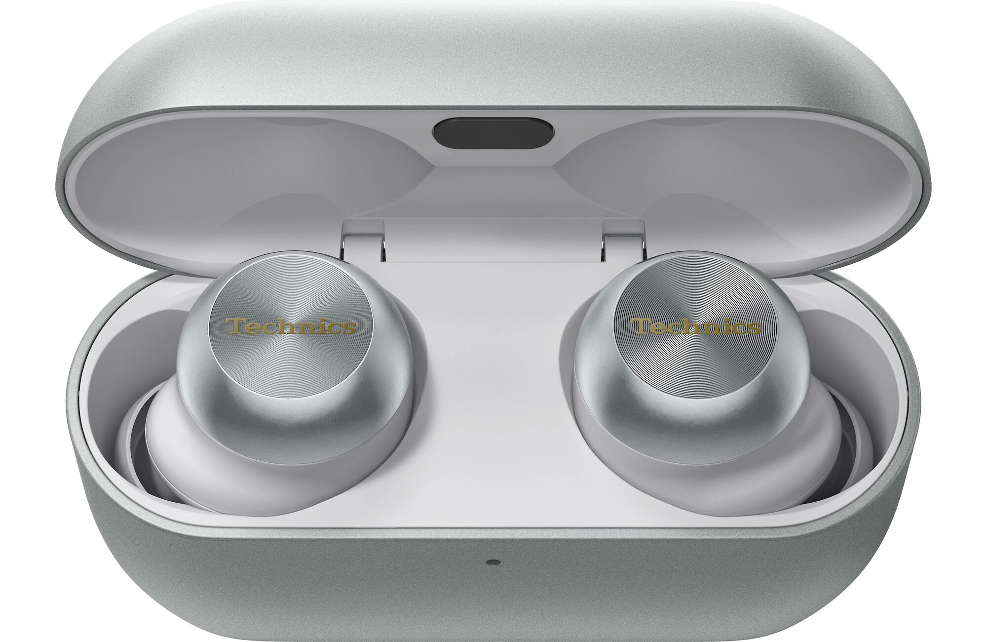 Technics Наушники беспроводные с микрофоном Technics EAH-AZ100, Bluetooth, USB Type-C, серебристый