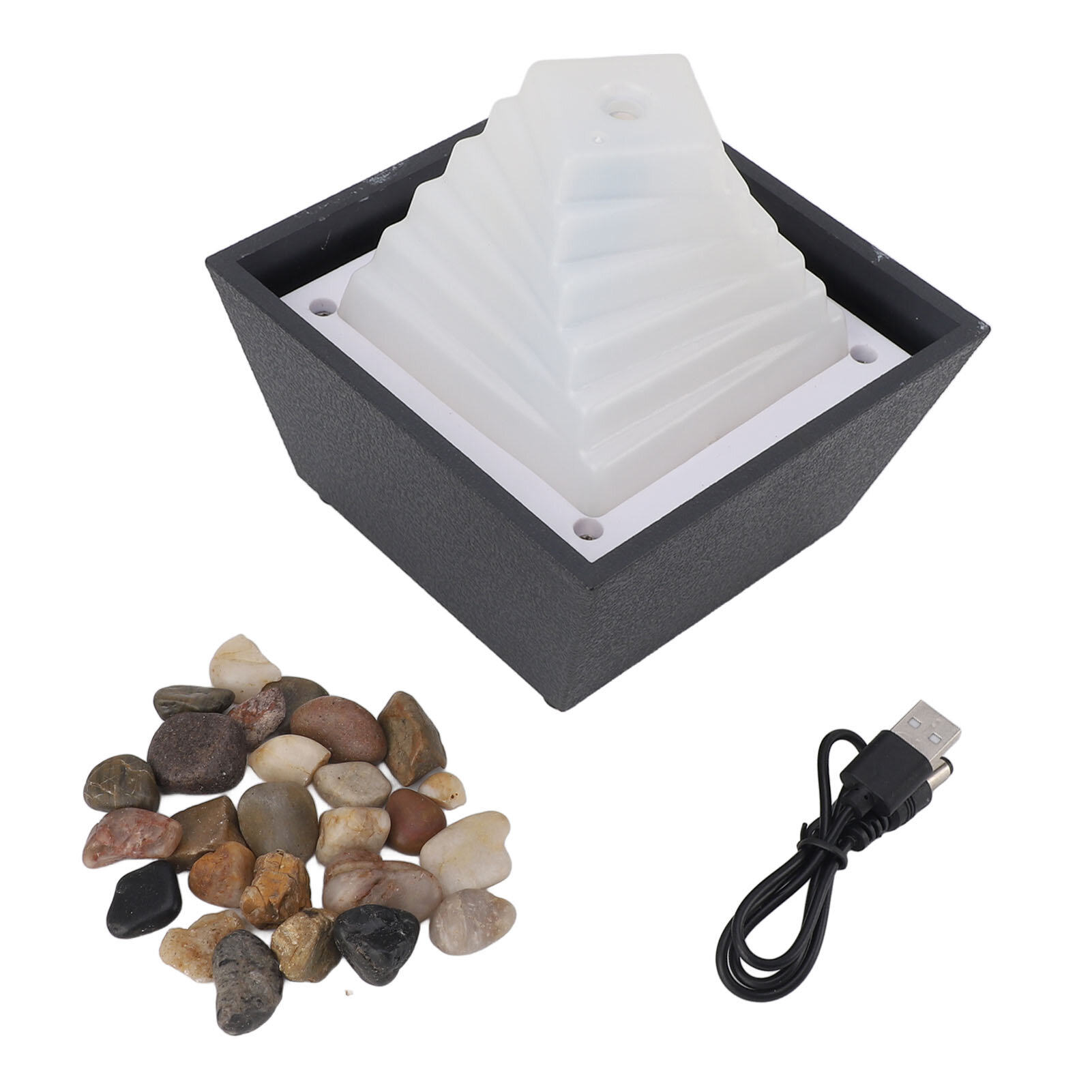 Столовая вода фонтан внутренний стол Zen USB настольный декор со светодиодным светом для домашней гостиной офис