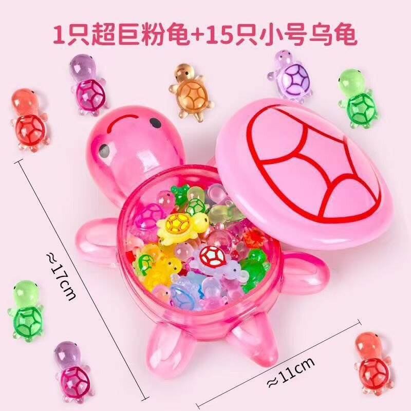 Биг Мак светящийся черепаха мини-сетка красная маленькая черепаха Розовый +15 2cm маленьких черепах