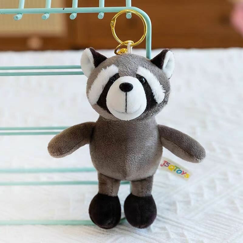 Подвеска-опоссум из плюша 15 см, детский подарок на день рождения, игрушка-ключевая бусина с темой джунглей