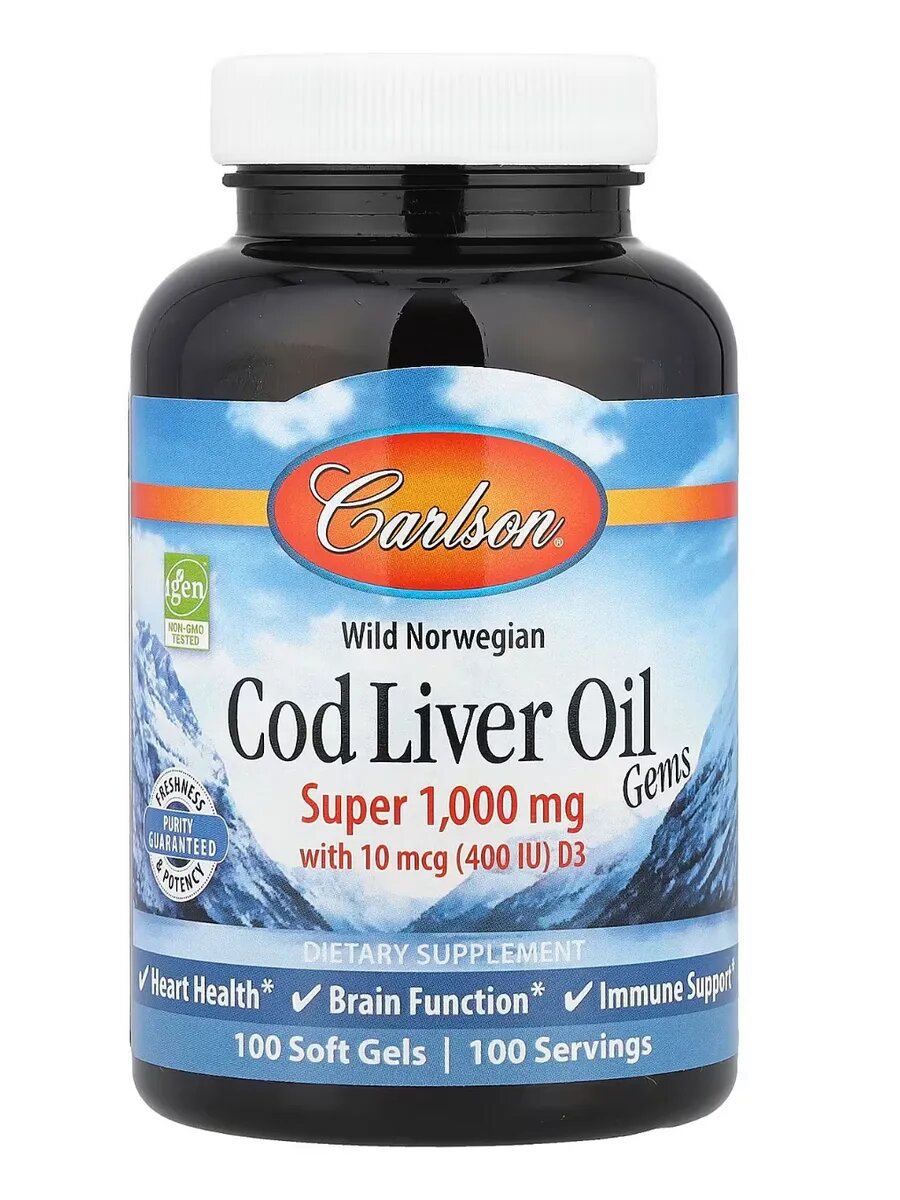 Wild Norwegian Cod Liver Oil