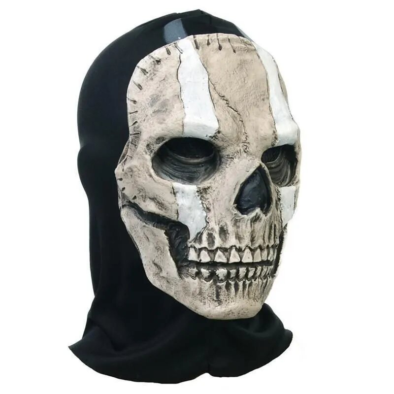Балаклава-маска Череп Гоуст Ghost из Call of Duty "череп и призрак", маска для шлема