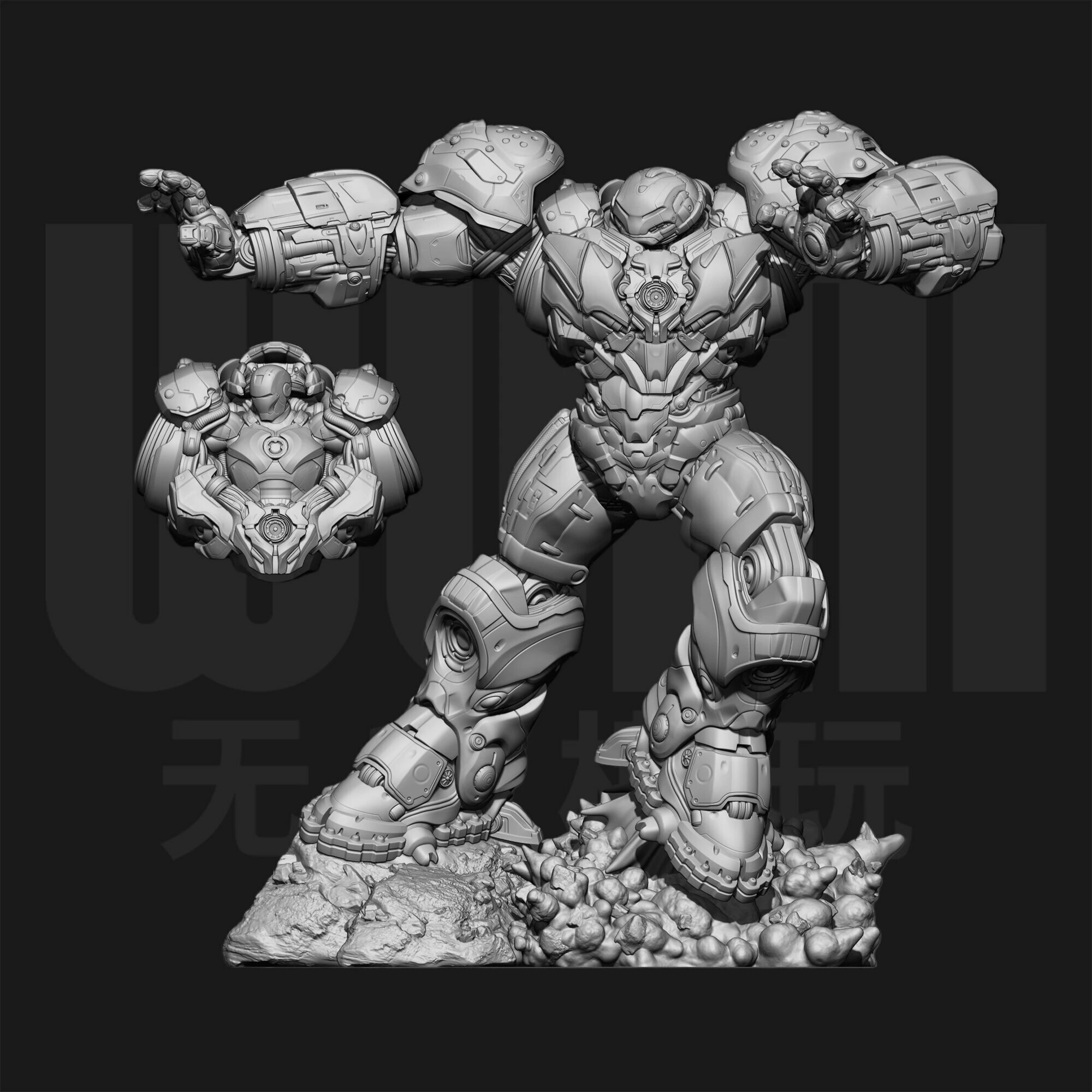 Фигурки Hot Toys Six Armed Witch Magic Lita Magnetic Woman Lorna Белый, Self-assembled 6538, 1to18(about 9.5cm)