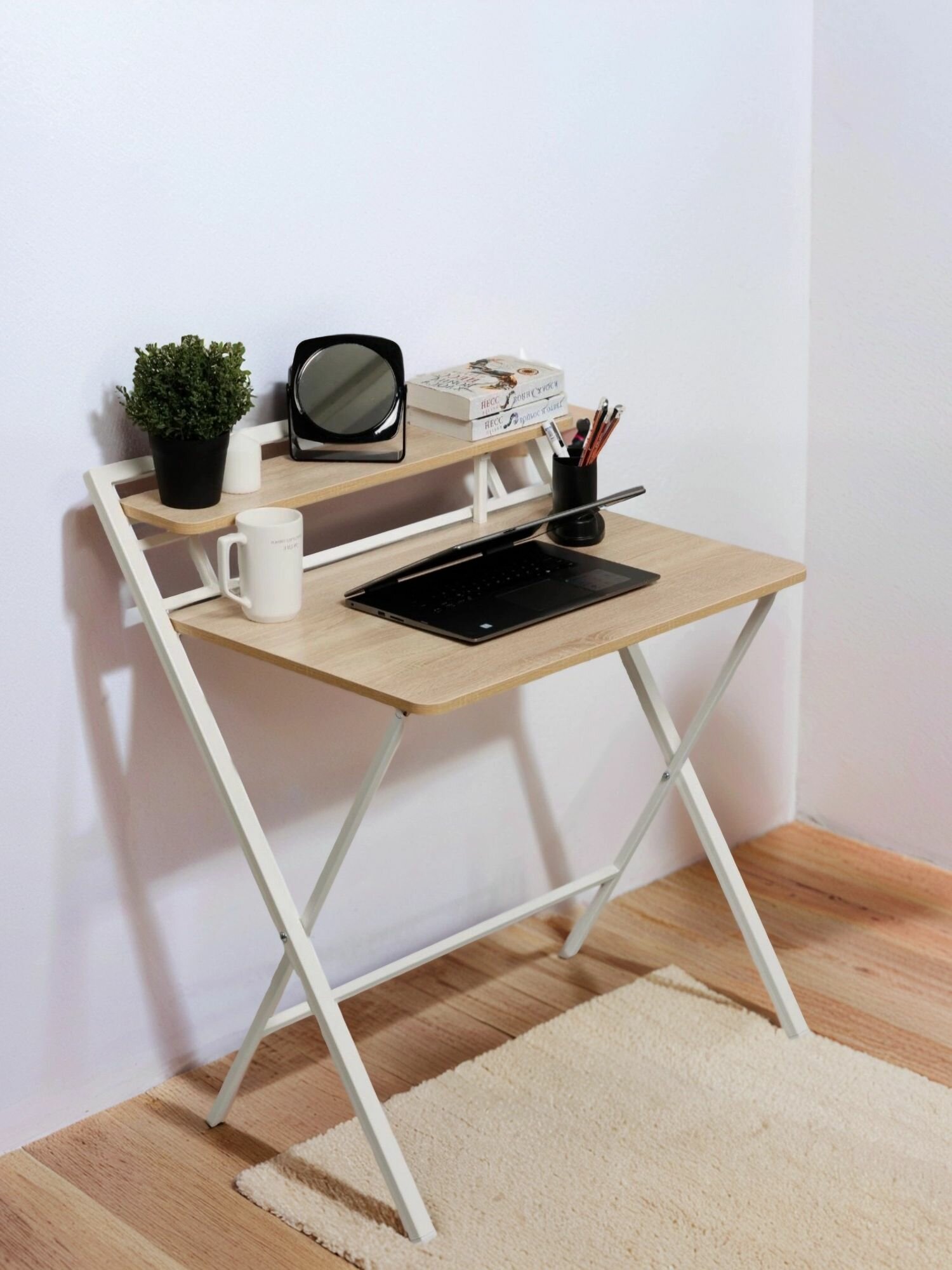 Стол письменный складной, Дуб Сонома