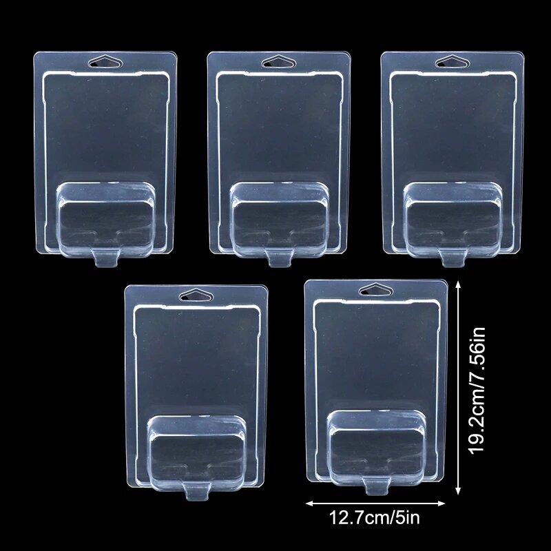 Прозрачные защитные чехлы для карт 5pcs 12.7x19.2cm