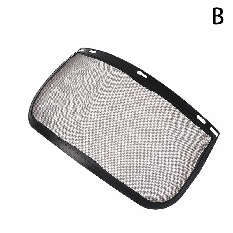 Щиток защитной маски для лица, регулируемая сетчатая защита от летящих частиц, удобный прозрачный щиток для сада и строительных работ