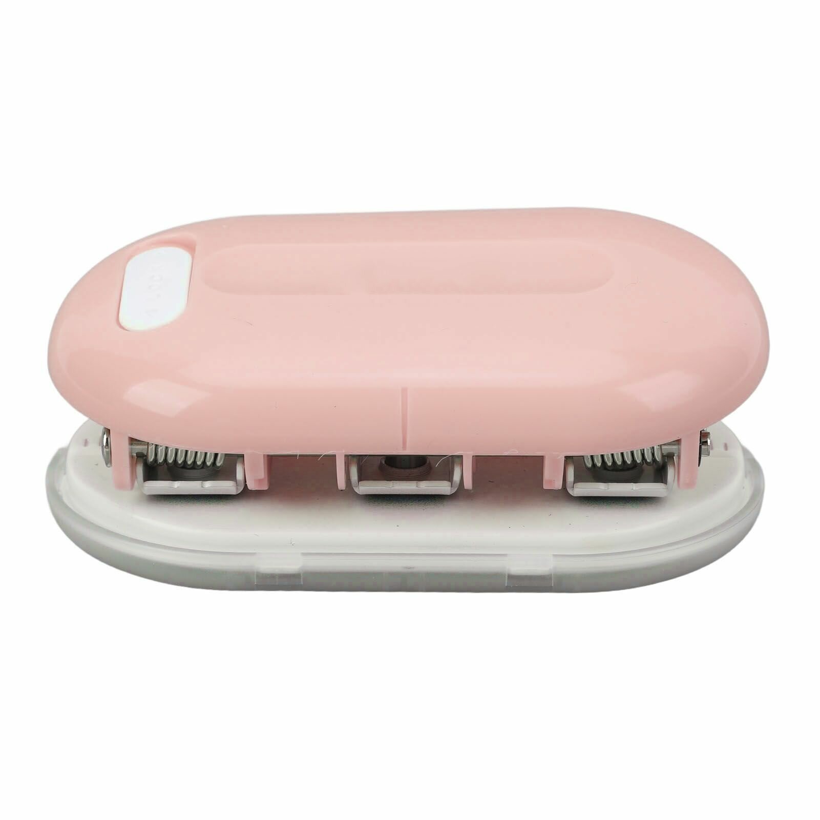 Мини-дырокол с тремя отверстиями, ручной дырокол для бумаги, ручной перфоратор для листов бумаги, для дома, офиса, общежития, розовый, компактный, прочный