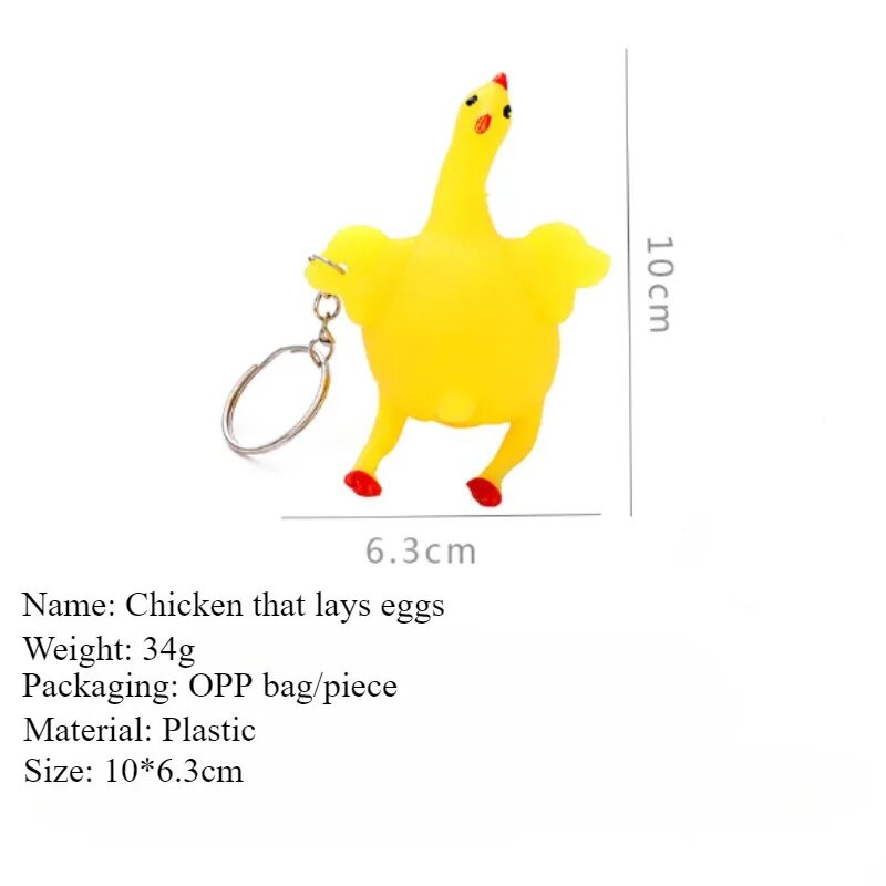 Игрушка-курица антистресс RPXBGUCKARHG