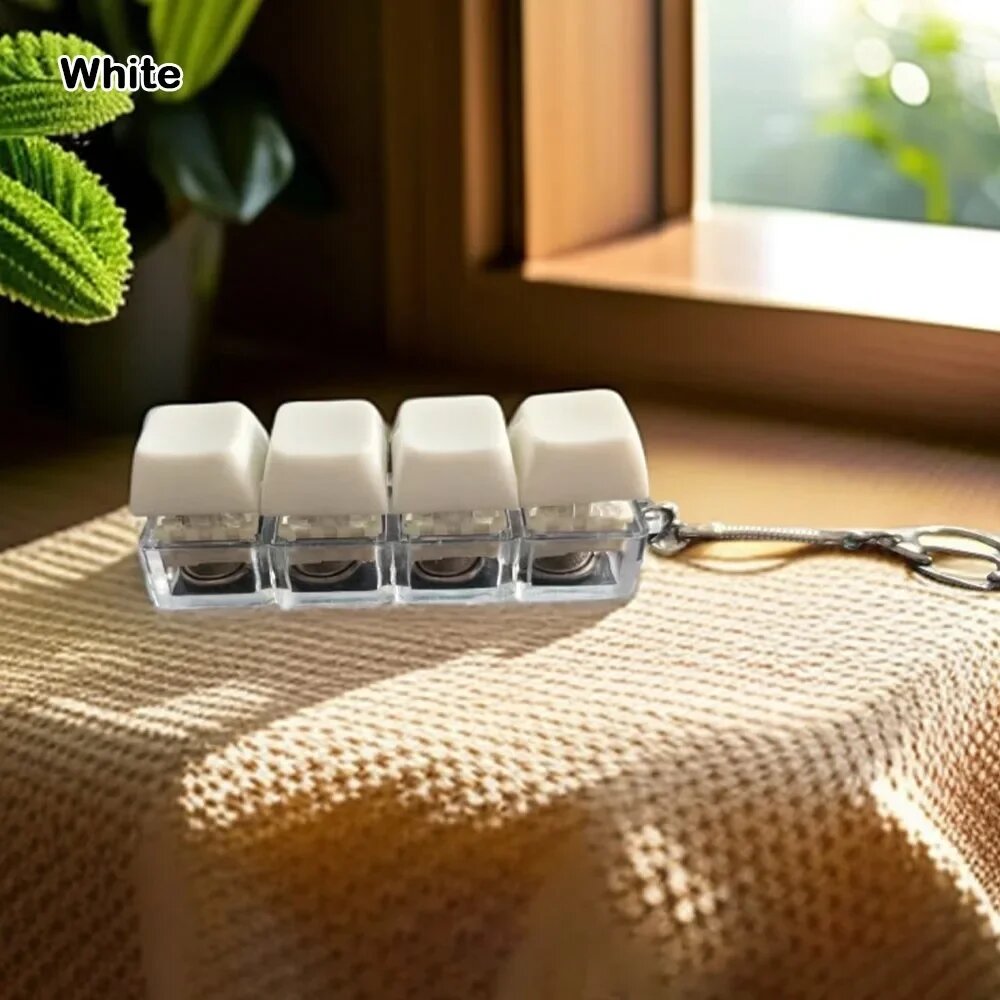 3/4/9 клавиш антистресс кнопка-кликер колпачок брелок для ключей на палец колпачки для клавиатуры игрушка DIY клавиатура-кликер игрушка для взрослых для облегчения