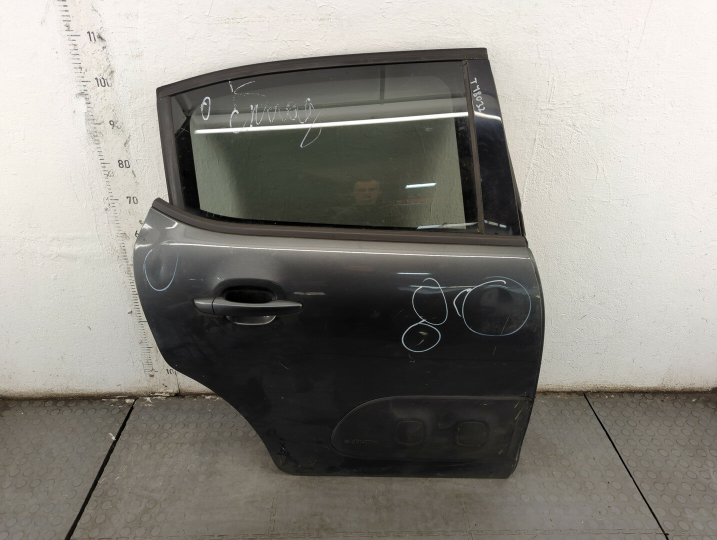 Дверь боковая (легковая) правая задняя Citroen C3 Б/У