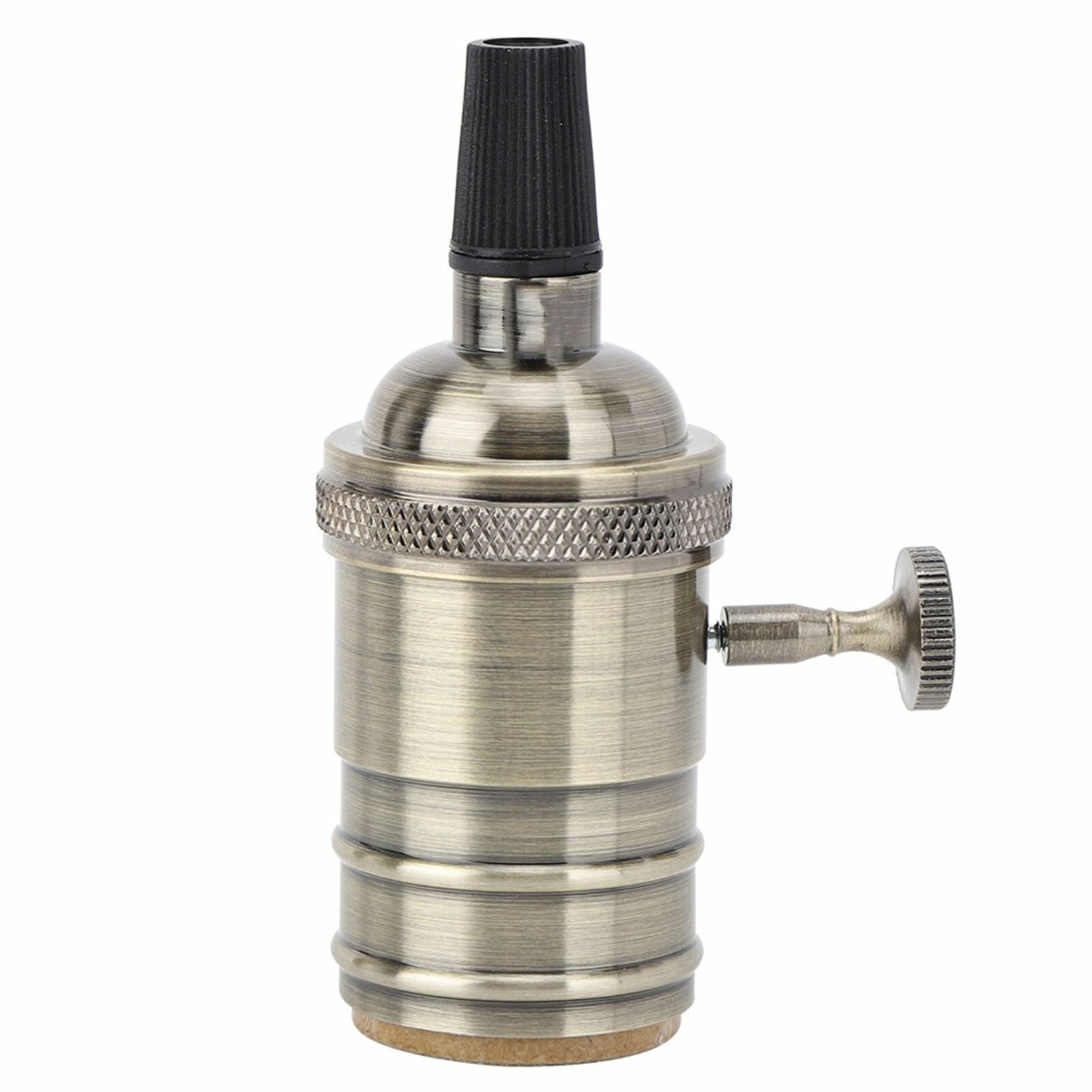 Аксессуары для ретро-светильника с переключателем, держатель лампы Эдисона, аксессуары для металлической люстры, винт E27 из зеленой бронзы.