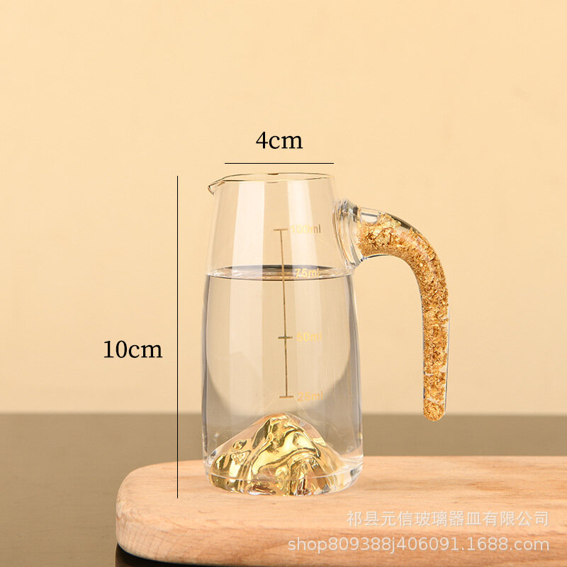 Золотая фольга один укус белого вина стекла весы вина кувшин Jinshan Вина Диспенсер бытовой бокал белого вина стекла