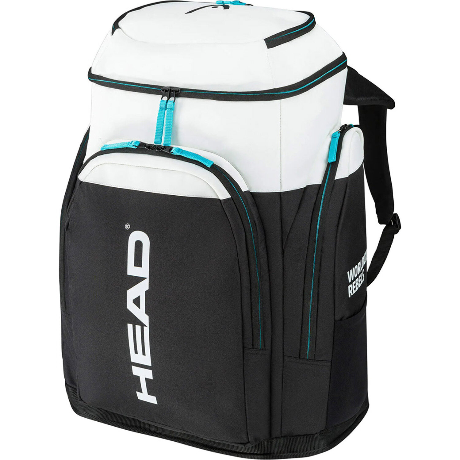 Рюкзак г/л Head Rebels Racing Backpack L Black/White/Speed Blue (90L) 25/26 Черный, для мужчин