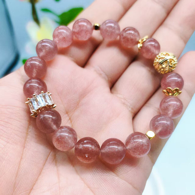 YM Mall Браслеты из бусин Черничный камень Эластичный шнур Стабильность