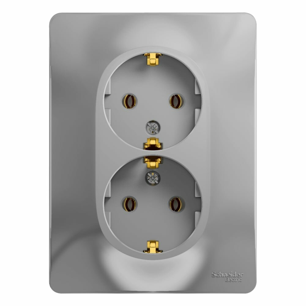 Двойная розетка Systeme Electric GLOSSA