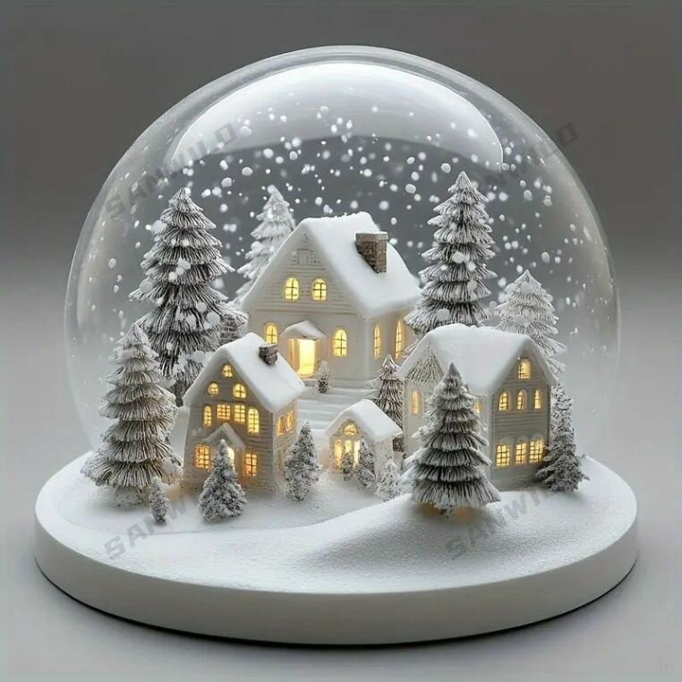 Фигурка новогодняя, Ангел, Домик, 18*18cm Красивый цвет O434, высота 18см