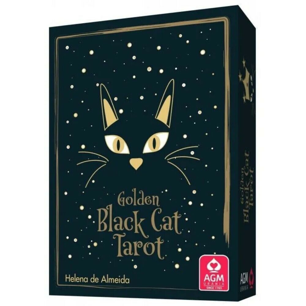 Карты Таро AGM Urania Золотое Таро Черной Кошки / Golden Black Cat Tarot