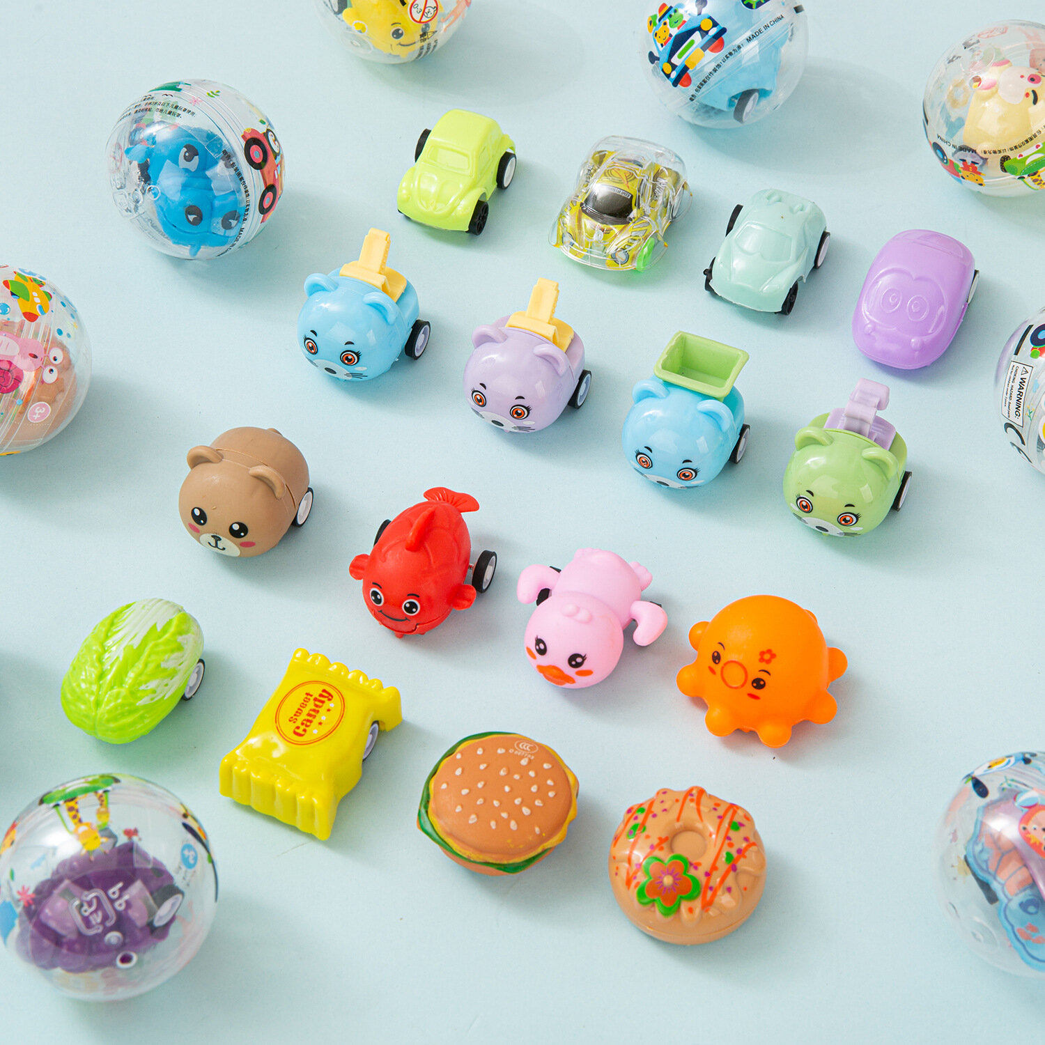 50MM мульчированные дети скользят по инерции Автомобильная гача с откатом на 50 мм