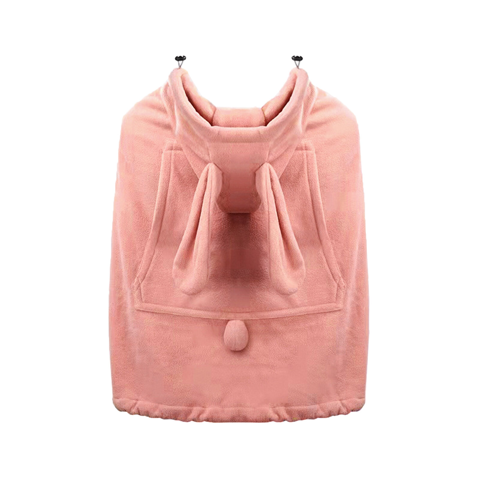 Рюкзачный чехол для ребенка с капюшоном эластичный плащ для детей ветронепроницаемый мягкий зимний чехол для детской коляски с карманом, цвет: синий/серый/зеленый/хаки/белый/розовый(по желанию), материал: полиэстер, длина: 72см/28.35дюйма(без капюшона),