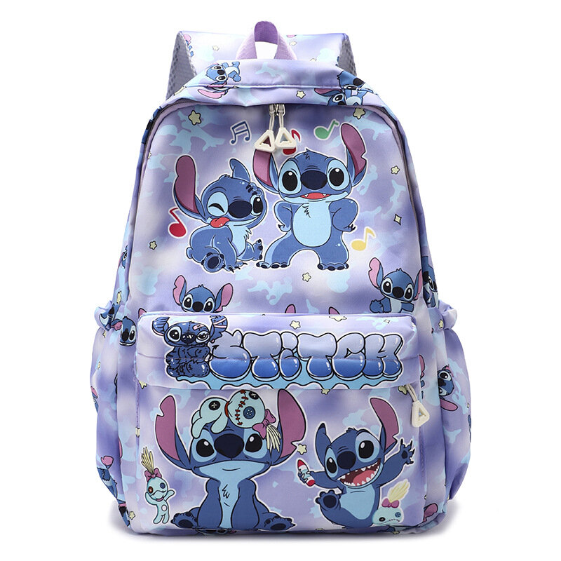 Рюкзак для учеников начальной школы 2025 года, новый, большой вместимости, модный, крутой, аниме Стич, легкий, милый детский рюкзак для детского сада