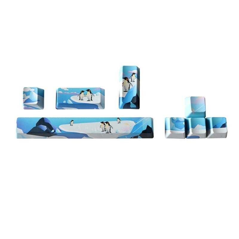 8-клавишные PBT кейкапы с пятисторонней сублимацией OEM профиль 6.25 пробел, 8