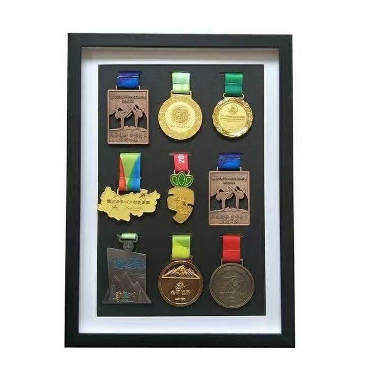 Стенд для медалей, рамка для золотой медали, персонализированный стенд, рамка для хранения, рамка для фотографий снежной горы Хаба