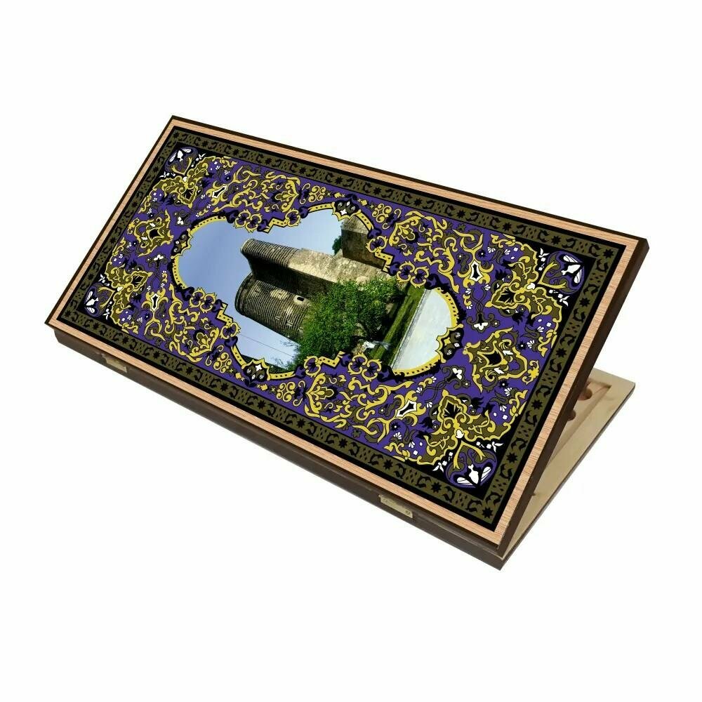 Нарды + Шашки Сирия Башня средние (Россия, дерево, 50 см), Partida 62375 Partida