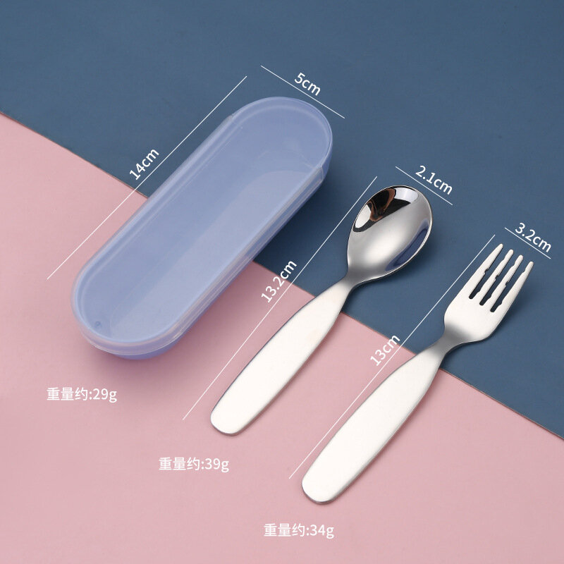 316 ложка из нержавеющей стали, чтобы утолщить домашнюю ложку, смешать вилку, детскую посуду, плоскую ложку, детскую